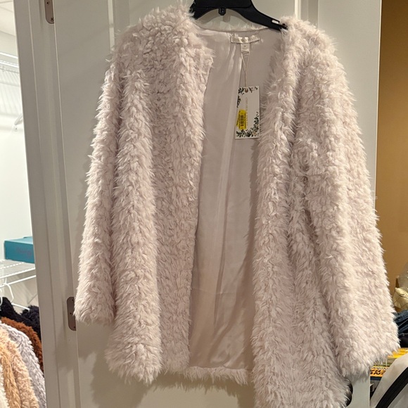 Chelsea & Violet | Jackets & Coats | Chelsea Violet Fluffy Cream ...